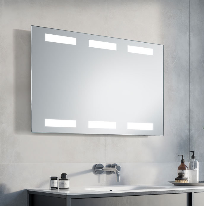 Metro Lane Chaz Rectangle LED Wall Mirror | Wayfair.co.uk