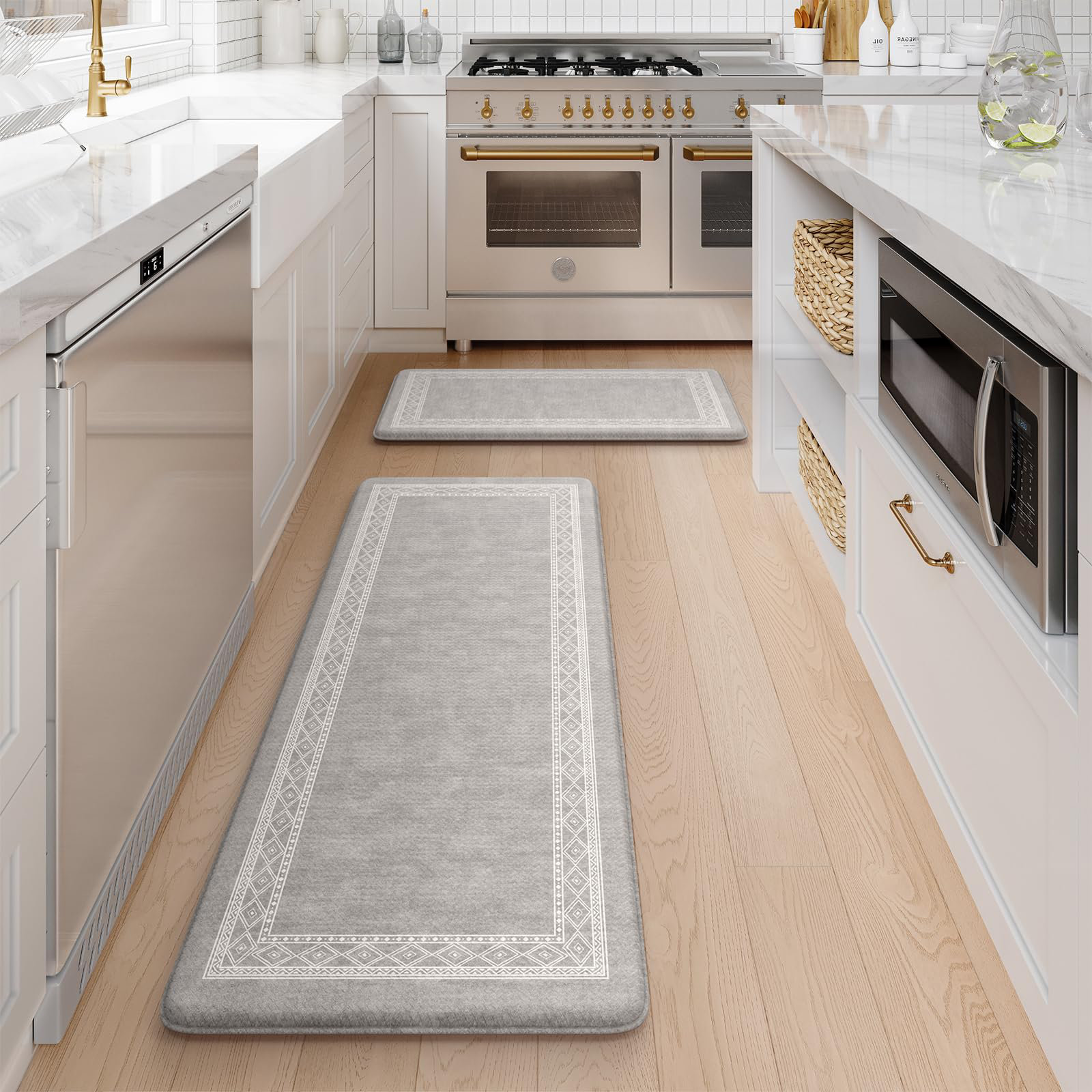 Hokku Designs Ergonomic Comfort Foam Standing Mat Sets of 2 | Wayfair