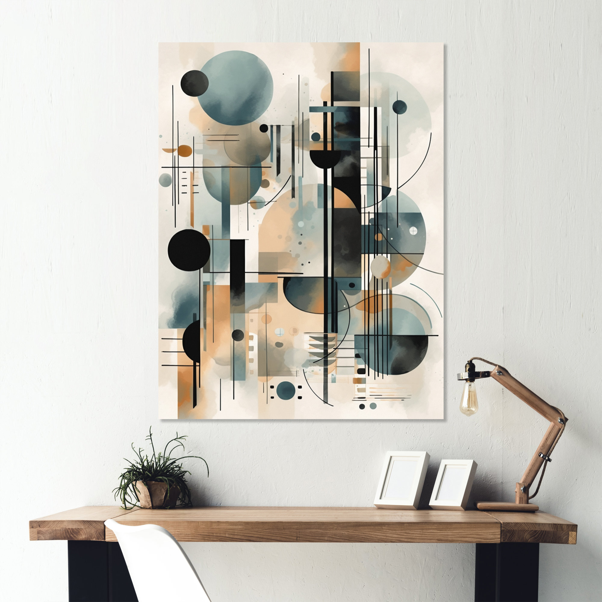 Ivy Bronx Modern Abstract Wall Decor on Metal | Wayfair