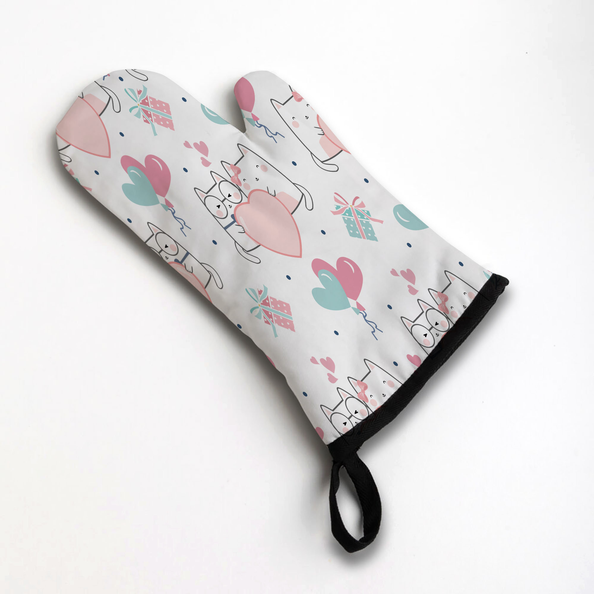 MentionedYou Heartfelt Valentine Wishes Oven Mitt Cotton Twill | Wayfair