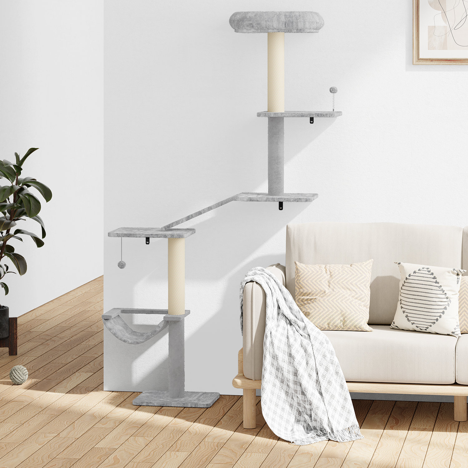 Tucker Murphy Pet™ Gerarde Cat Tree, Cat Tower with Hammocks | Wayfair