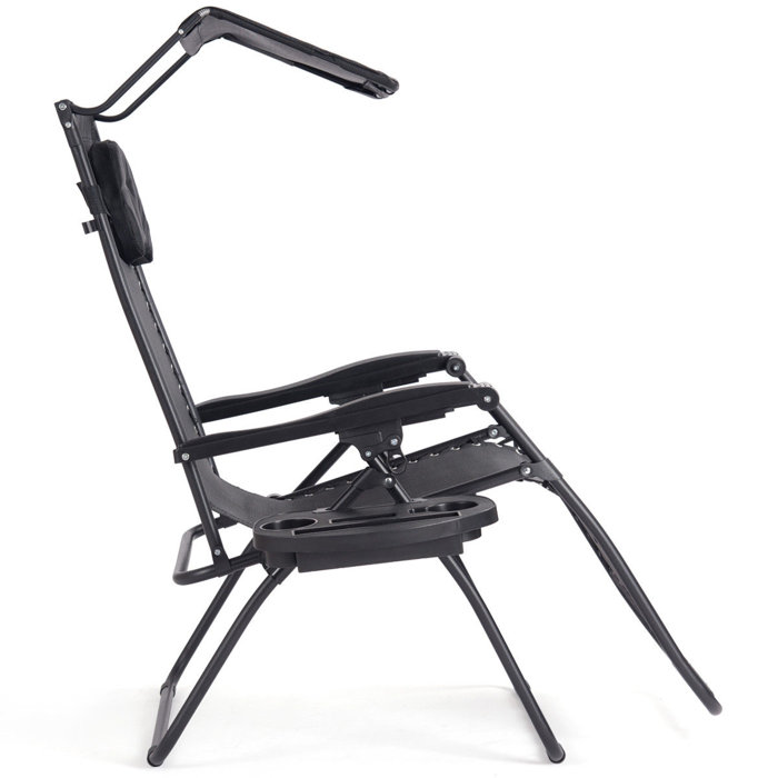 Arlmont & Co. Kalobe Outdoor Metal Chaise Lounge & Reviews | Wayfair