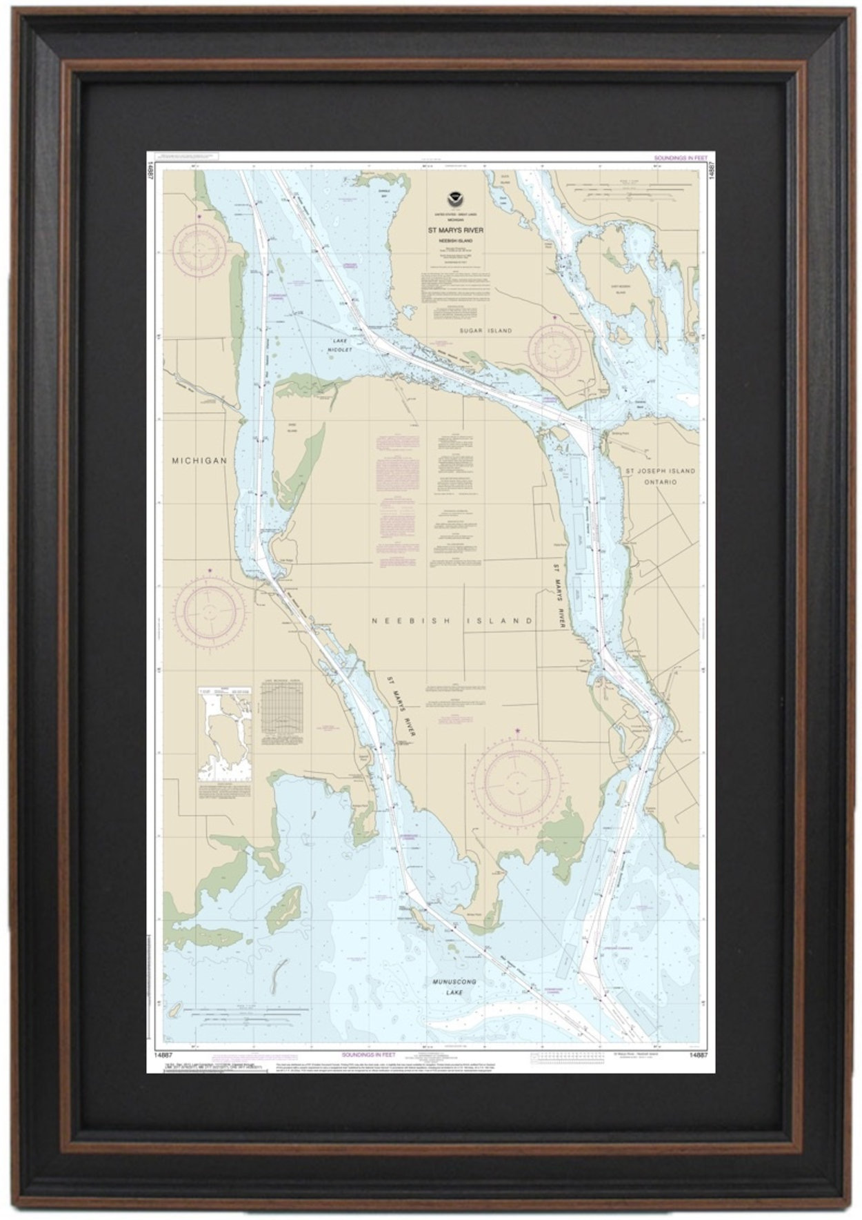 Longshore Tides St Marys River, Neebish Island, Michigan | Nautical ...