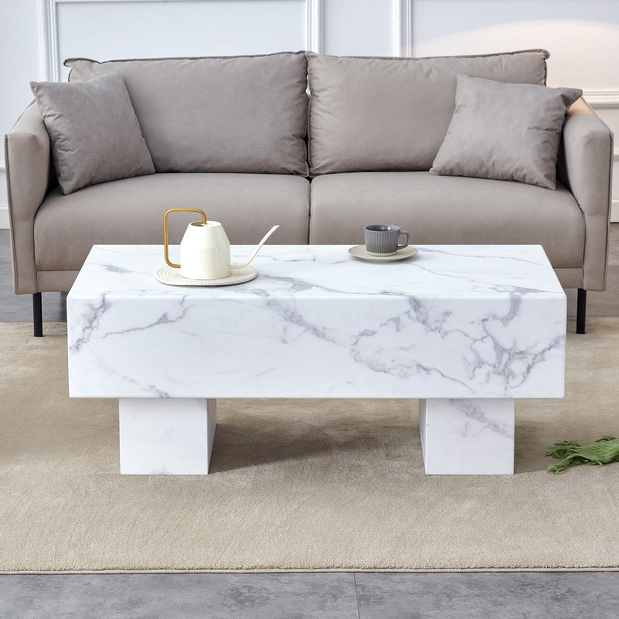 Wrought Studio™ Modern Rectangular Coffee Table For Living Rooms And ...