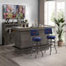 17 Stories NFL Denver Broncos Swivel Chrome Bar Stool With Back | Wayfair