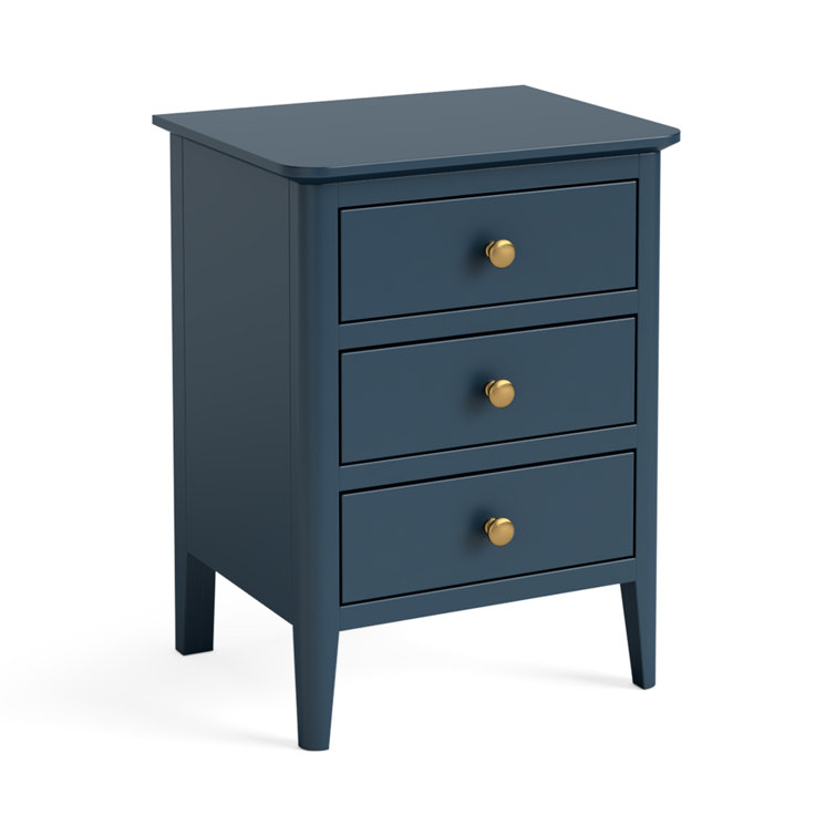 August Grove Hartford 3 Drawer Bedside Table & Reviews | Wayfair.co.uk