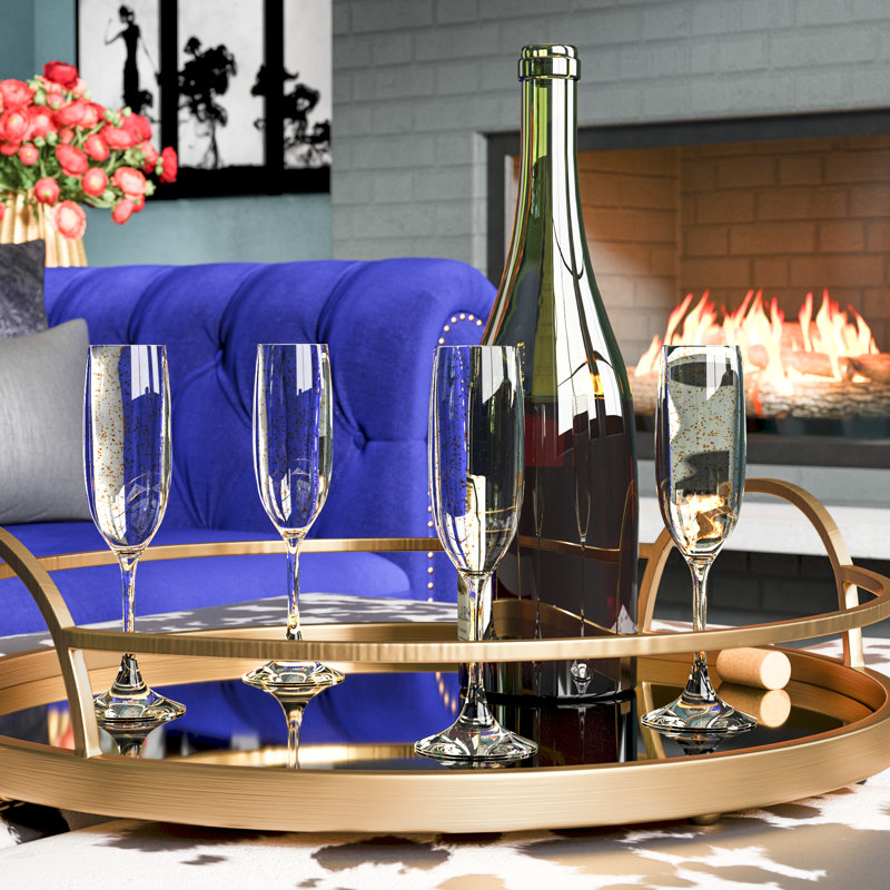 Mercer41 Selina 6oz. Flute Set & Reviews | Wayfair