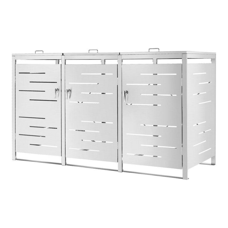 Dakota Fields Auddis Metal Triple Bin Store | Wayfair.co.uk