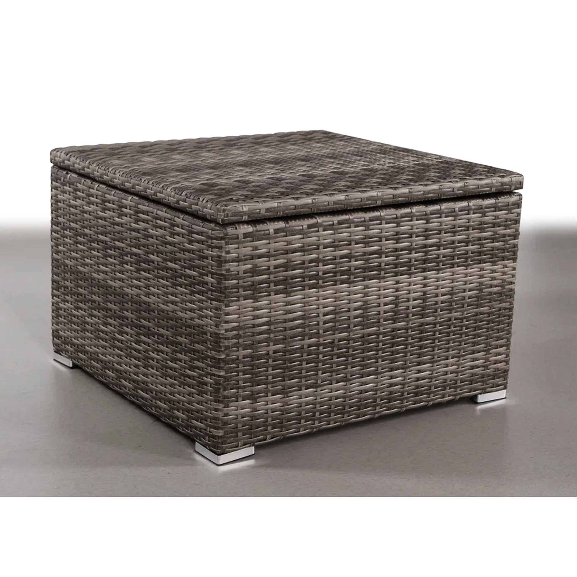 George Oliver Outdoor Sectional Corner Storage Table - , 33" Depth ...