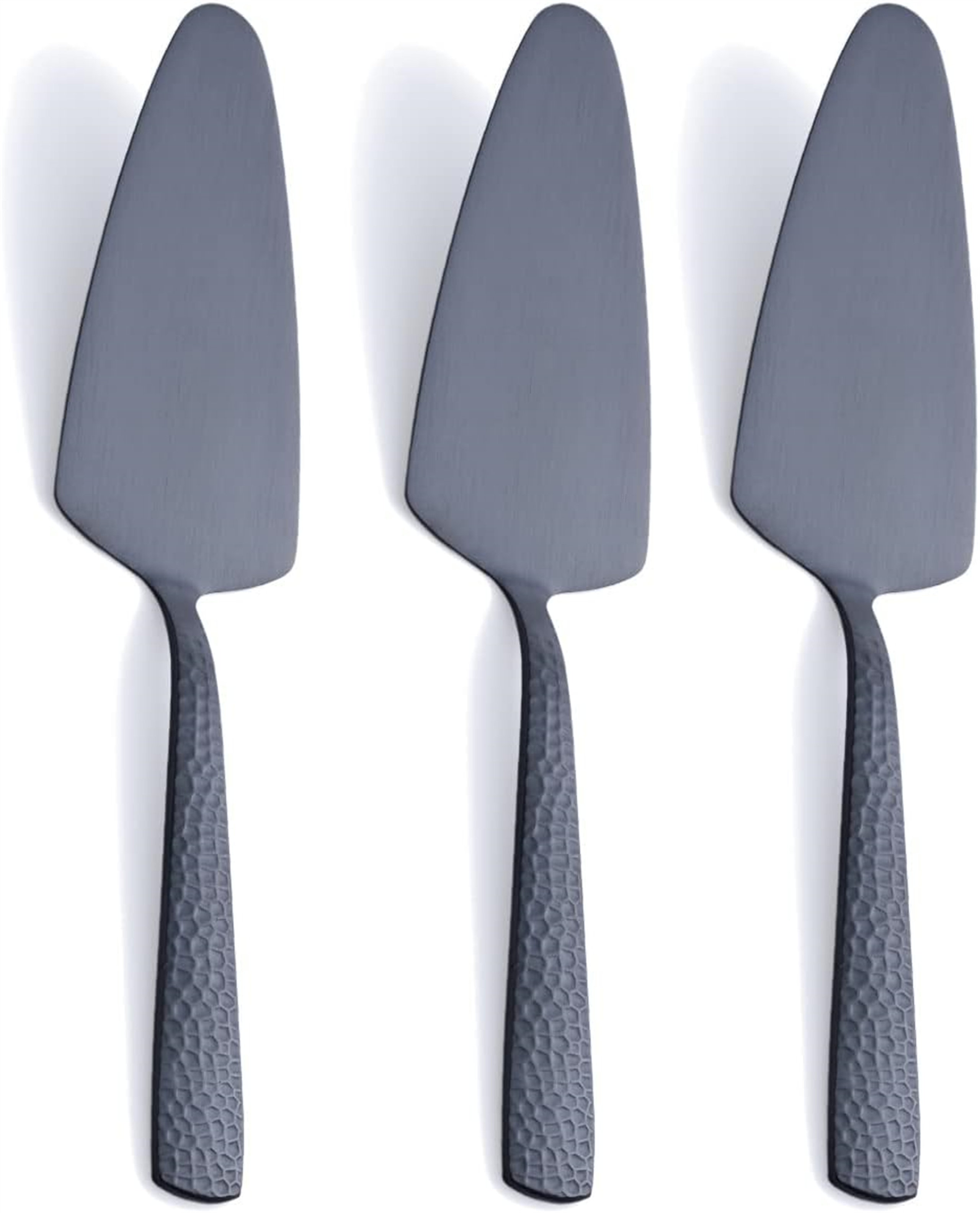 Latitude Run® Matte Black Cake Pie Server,Set of 3 | Wayfair