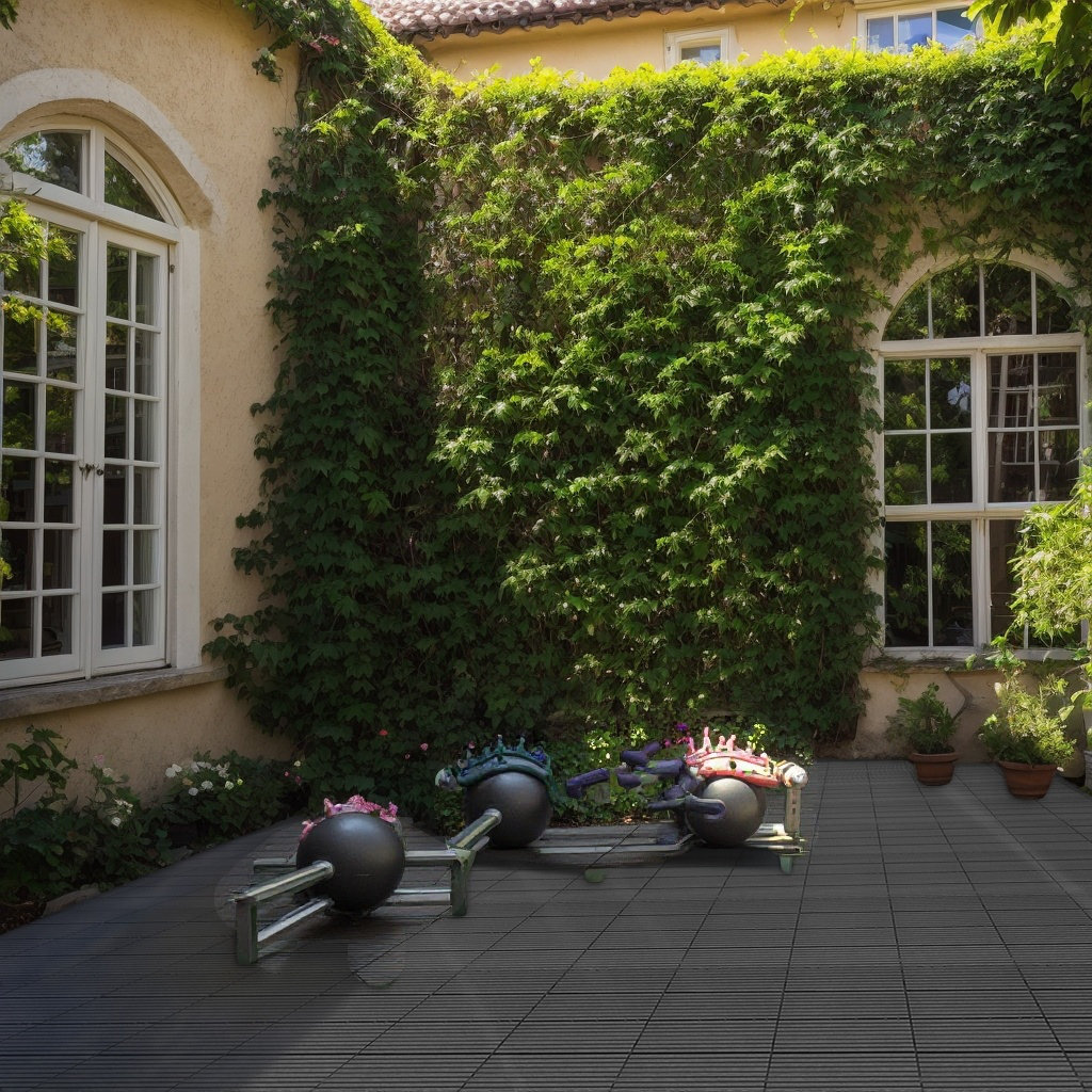 POPULUS TRADING 11.8'' L X 11.8'' W Wood-Plastic Composite Interlocking ...