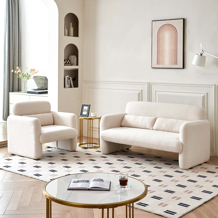Ebern Designs Petruna 59.06'' Upholstered Sofa & Reviews | Wayfair