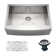 Empire Industries Loft 33" x 22" Farmhouse Kitchen Sink with Grid and ...
