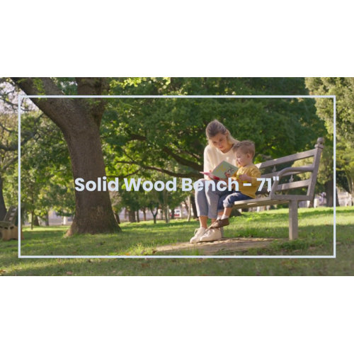 Union Rustic Luro Solid Wood Bench & Reviews | Wayfair