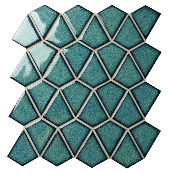 WS Tiles Diamond Series 2" x 3" Porcelain Mosaic Tile & Reviews | Wayfair