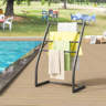 CHUANGWENYI Towel Racks For Bathroom, Free Standing Towel Rack, Pool ...