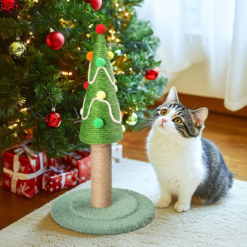 Tucker Murphy Pet™ 21.5'' Christmas Tree Cat Scratching Post | Wayfair