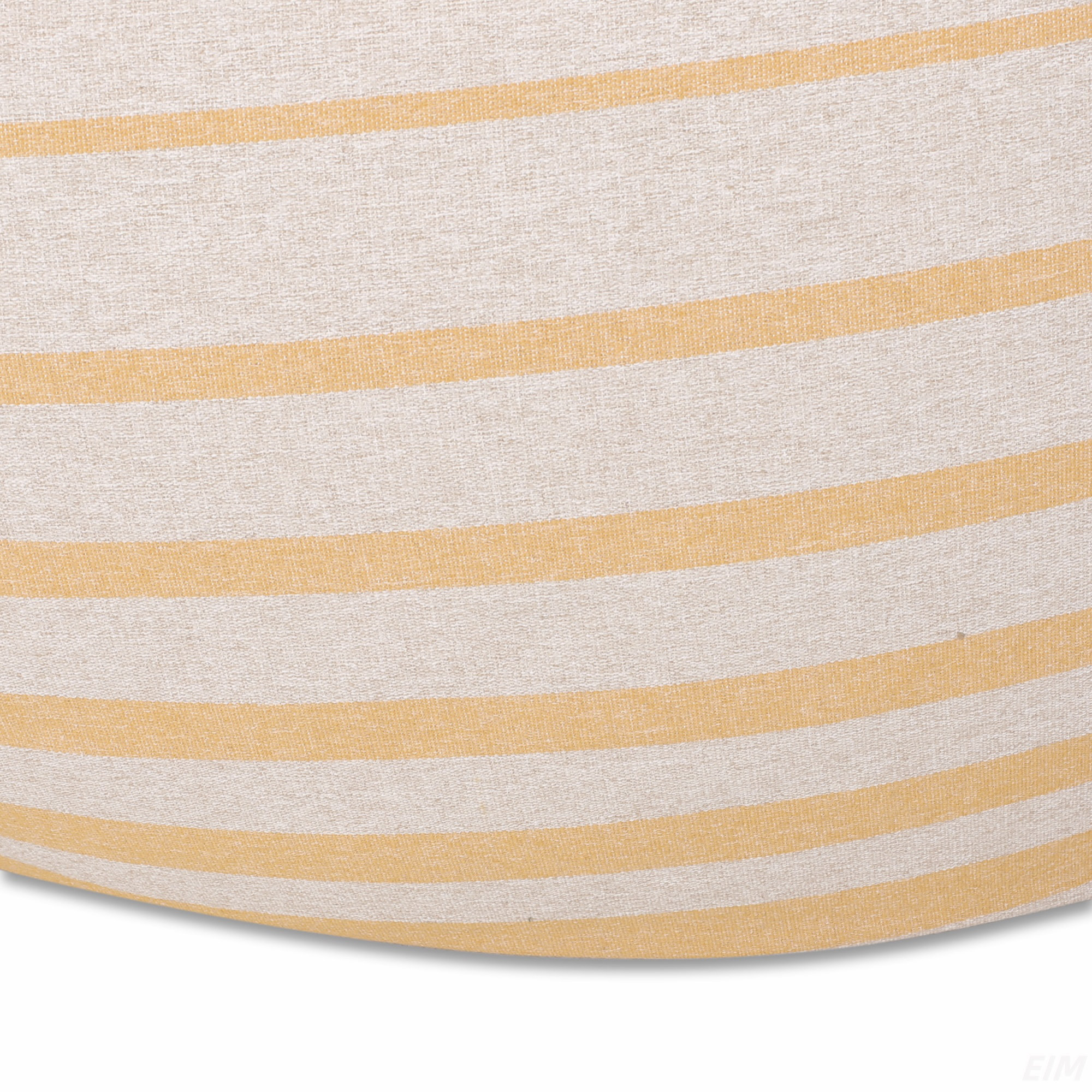 Dovecove 5 Foot Rounded Bean Bag, Natural Colour / Striped Yellow (Bean ...
