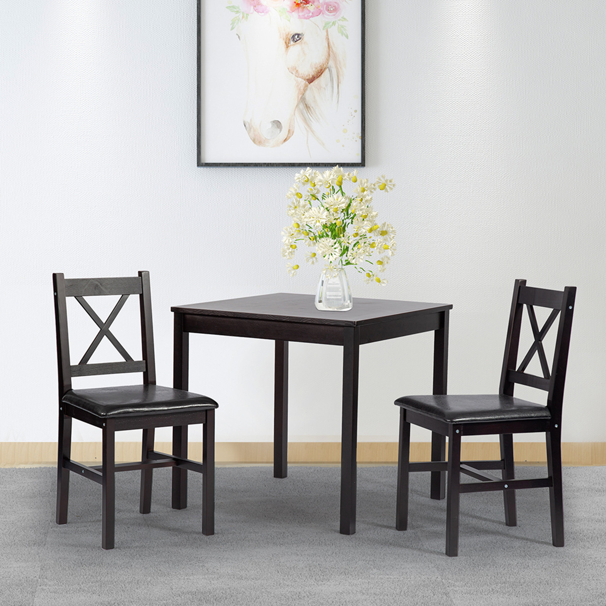 Gracie Oaks Beuford 2 - Person Counter Height Dining Set | Wayfair