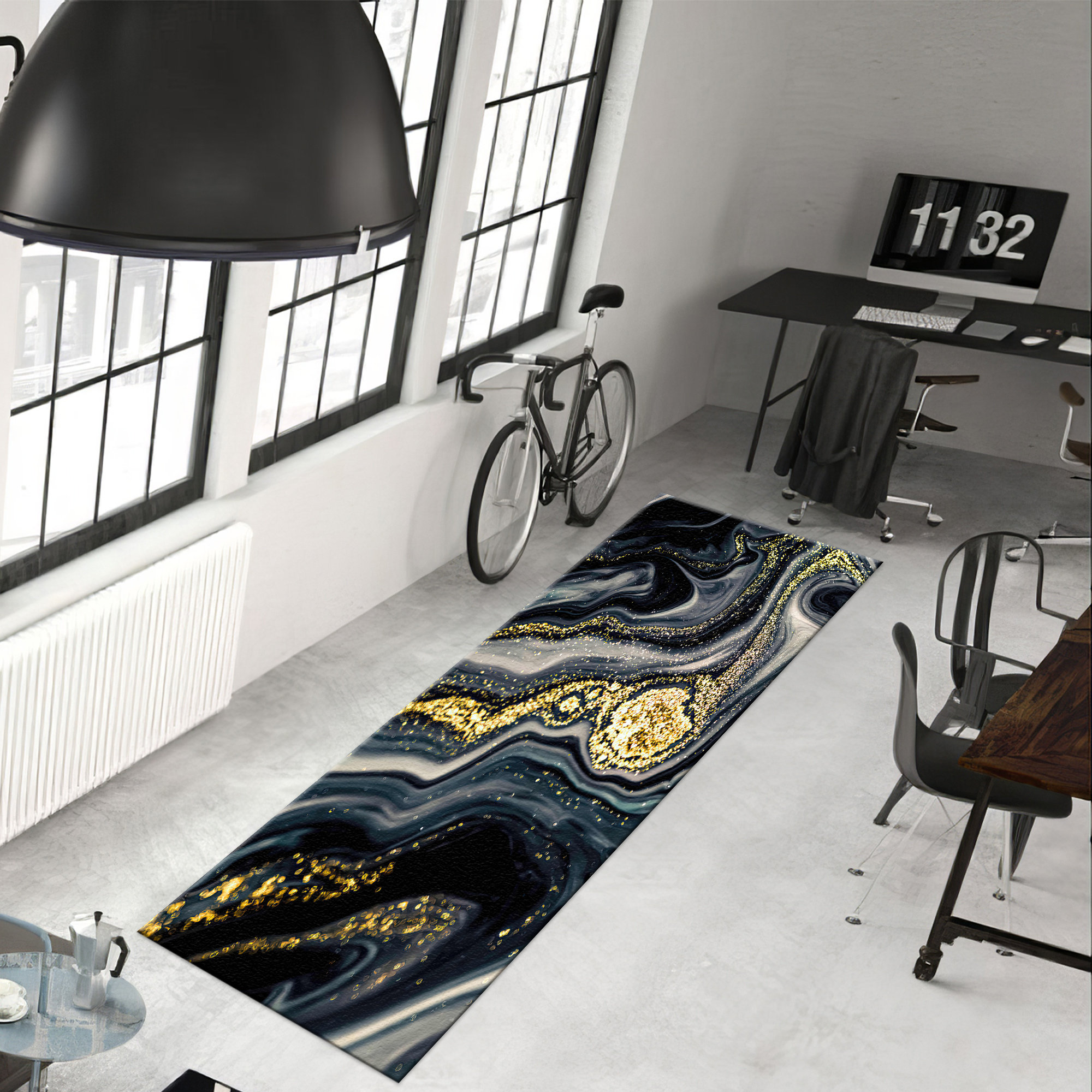 Everly Quinn Exquisite Pile Soft Printed Rug Featuring a Mesmerizing ...