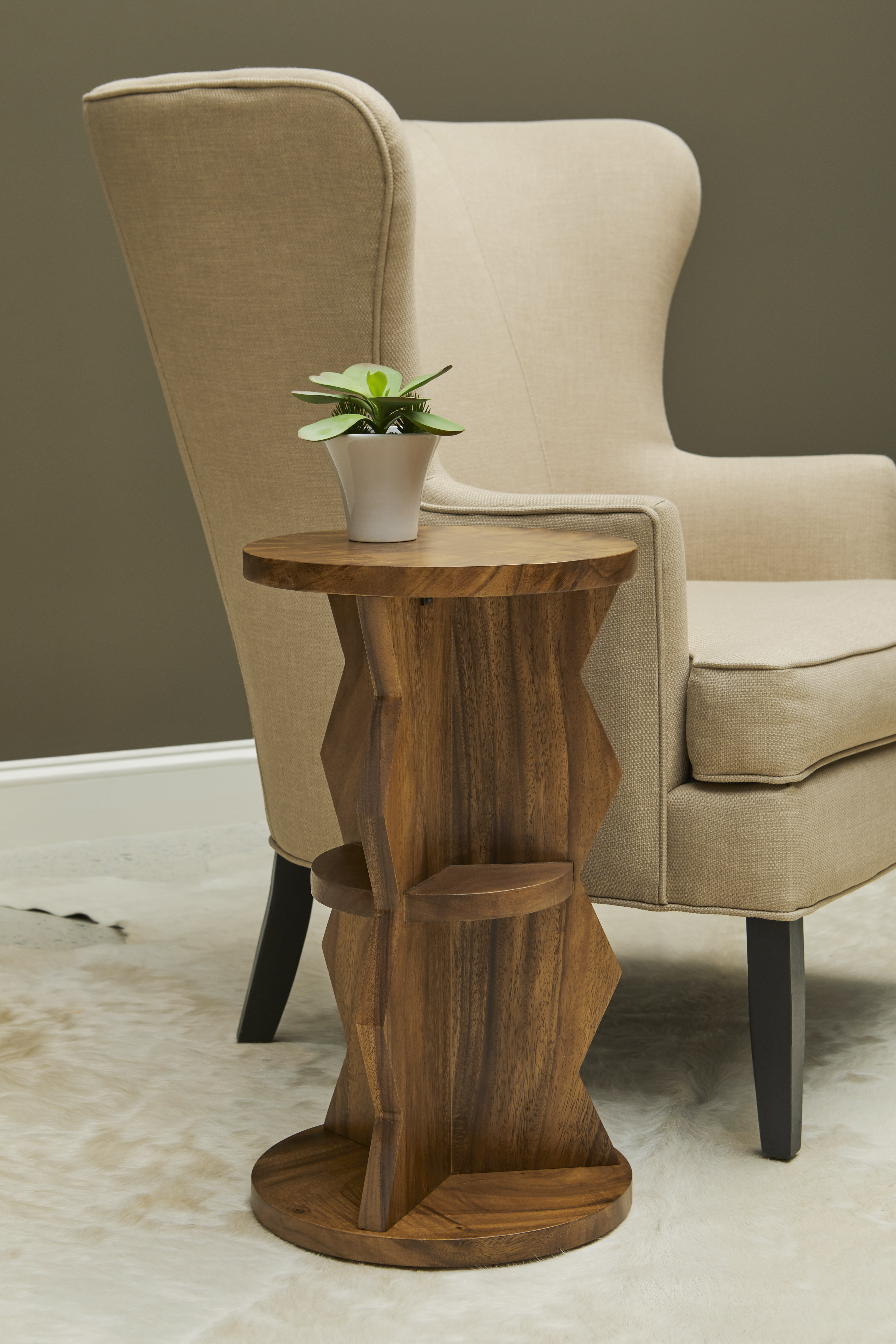 Pulaski Furniture Rustic Round Spot Table - Wayfair Canada