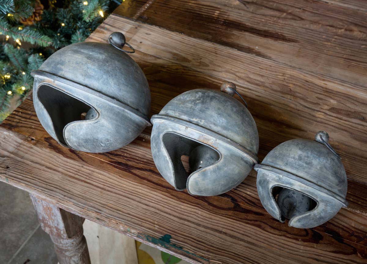 Park Hill Collection Weathered Tin Jingle Bell Medium | Wayfair