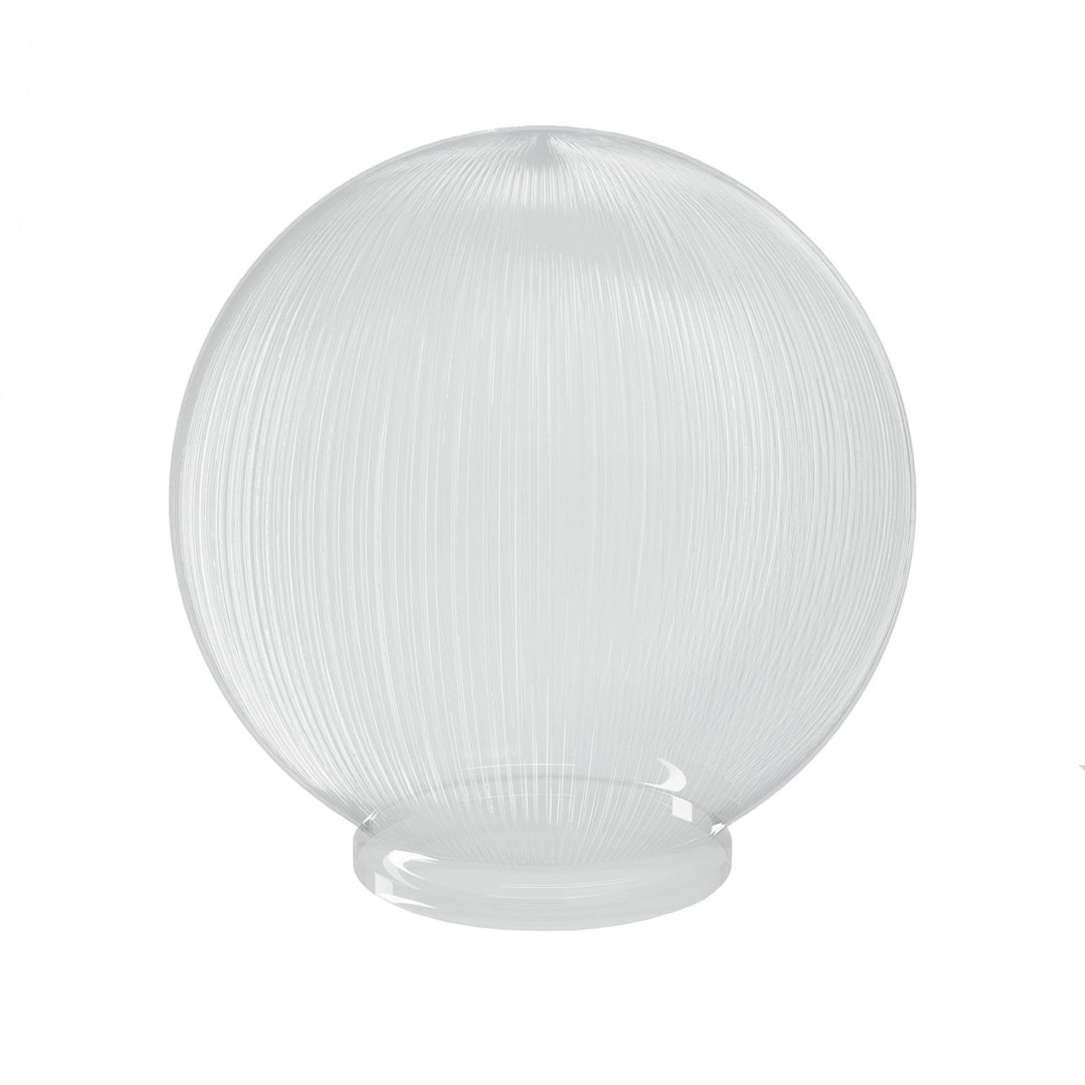 Solus 12" Prismatic Acrylic Globe with Fitter Neck - No Fixture ...