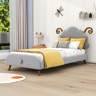 Latitude Run® Jermar Upholstered Platform Bed with Sheep-Shaped ...