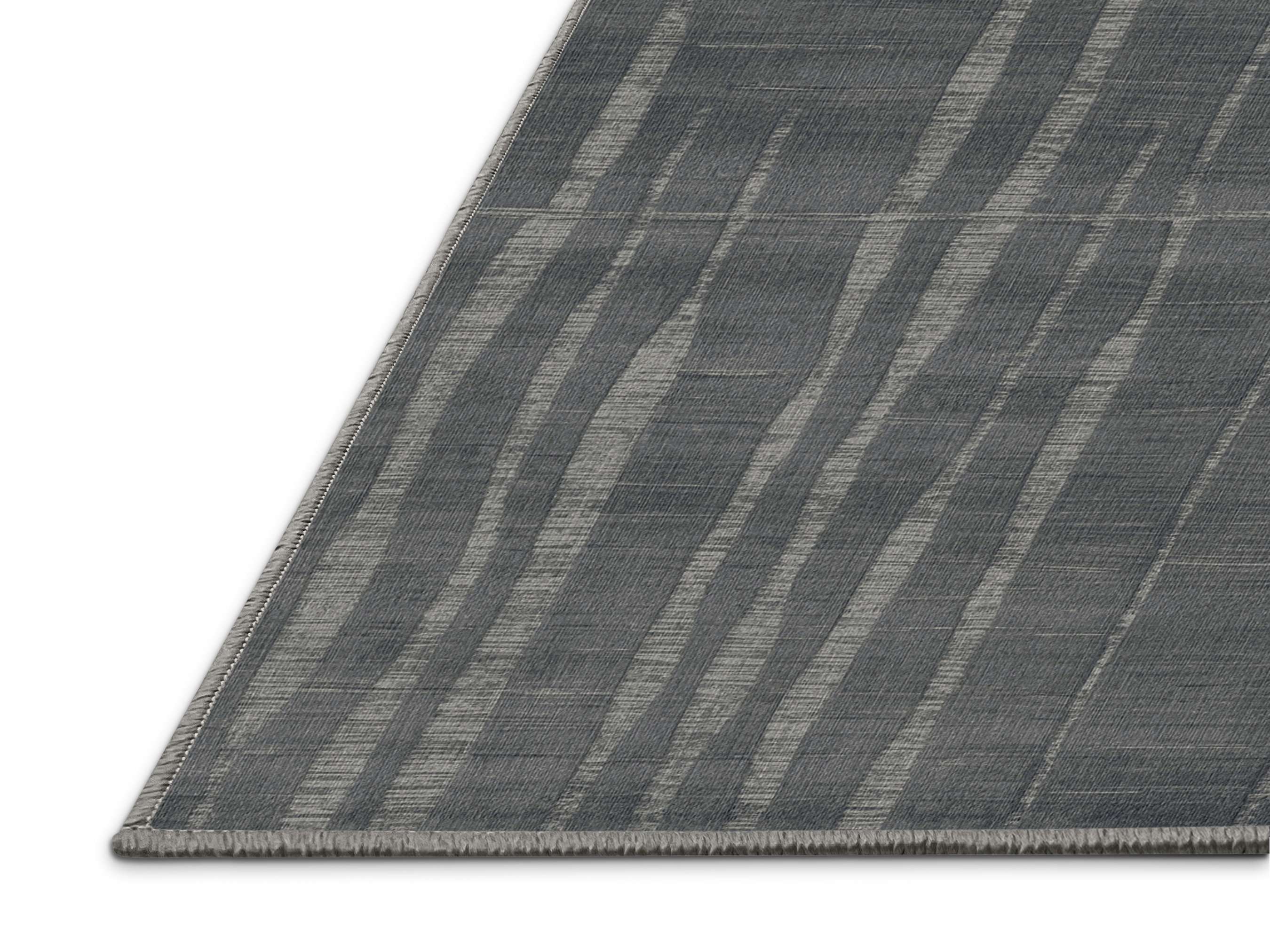 Hokku Designs Machine Washable Abstract Gray Area Rug | Wayfair