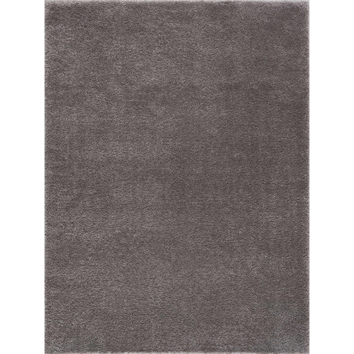 Mercer41 Fazli Performance Gray Plush Pile Area Rug & Reviews | Wayfair
