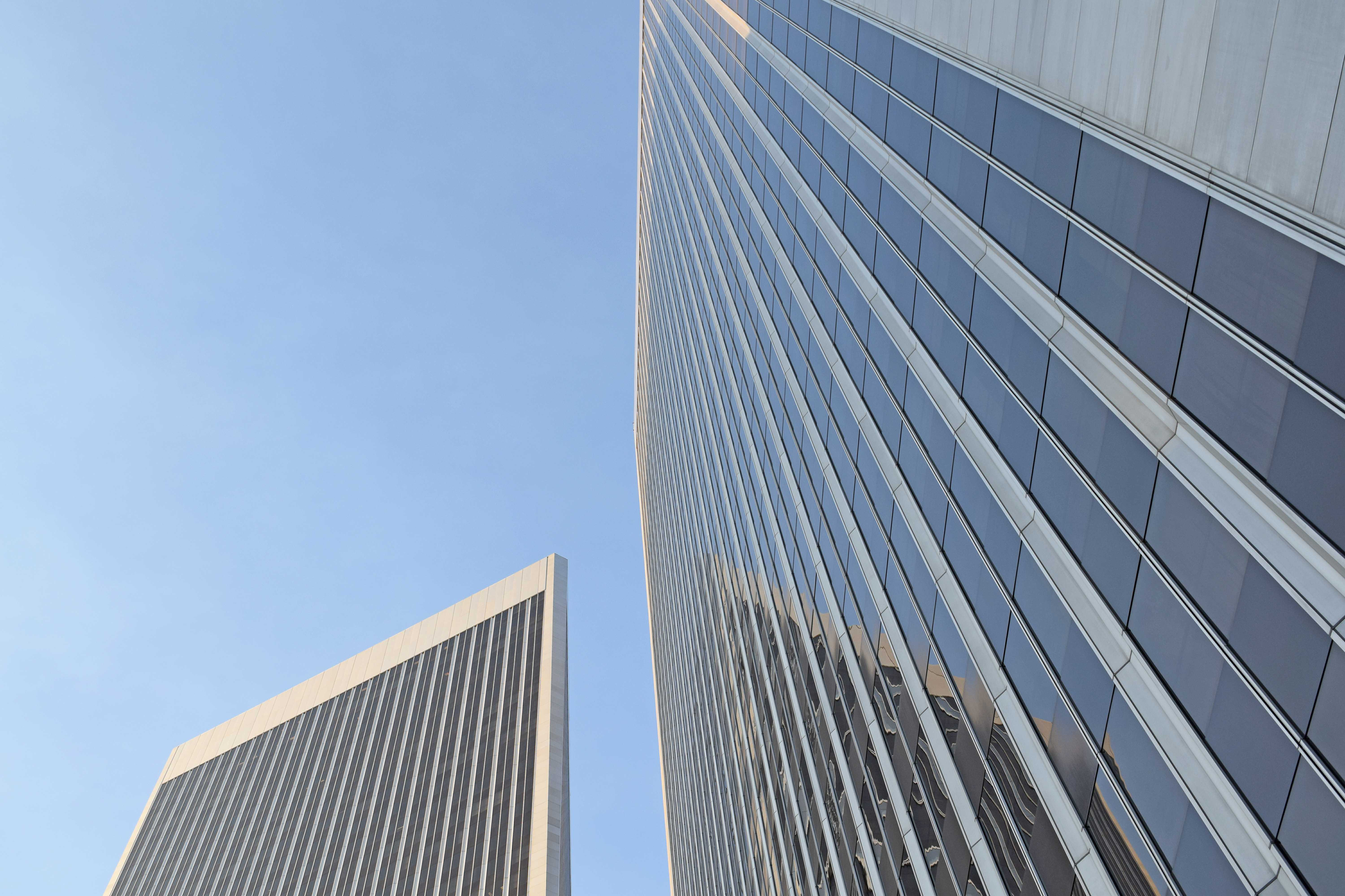 Ebern Designs Modern Building Exterior - Wrapped Canvas Photograph ...