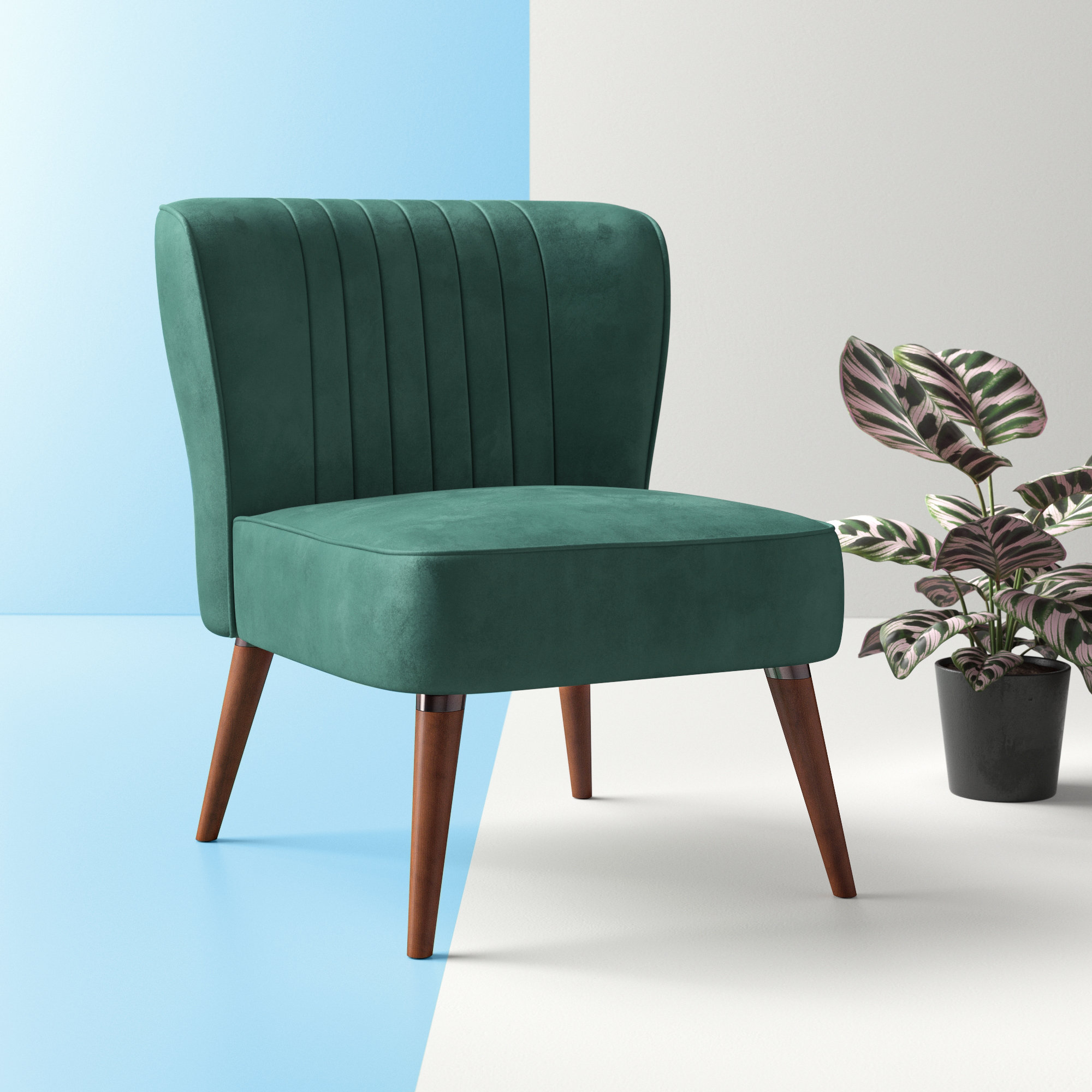 Hashtag Home Jaelynn Upholstered Side Chair & Reviews | Wayfair