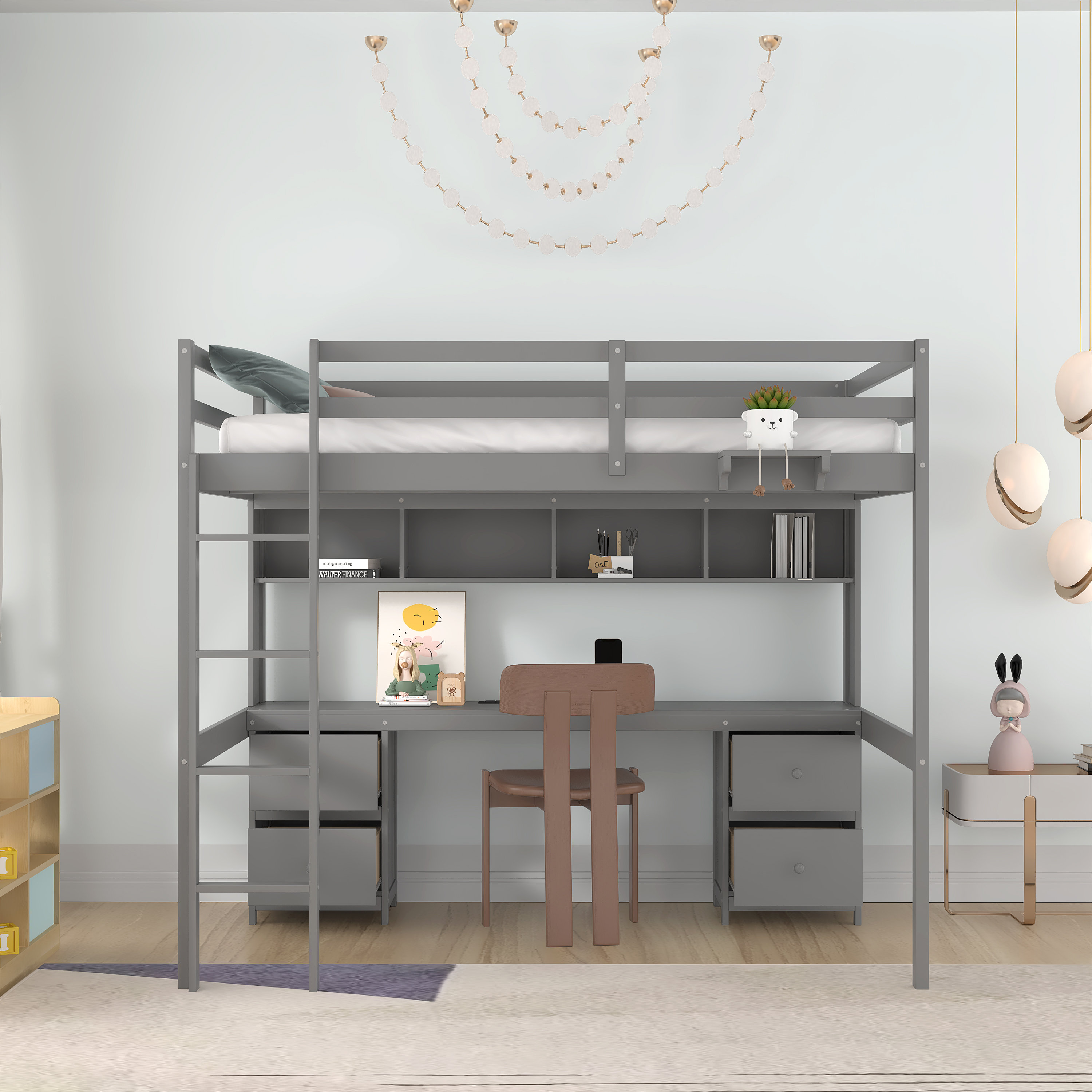Harriet Bee Heuton Kids Full Loft Bed - Wayfair Canada