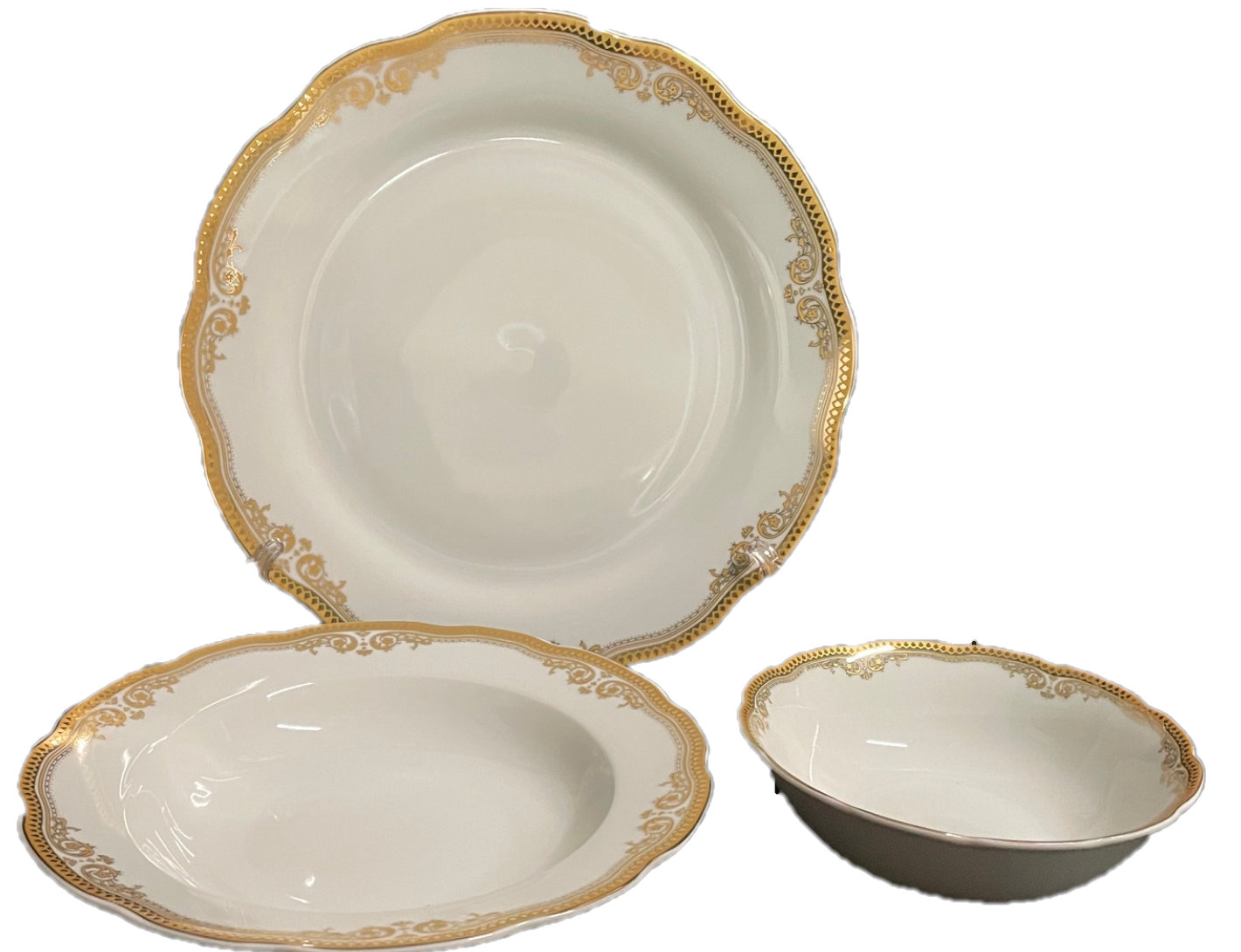 House of Hampton® Julynn 12 Piece Porcelain China Dinnerware Set ...