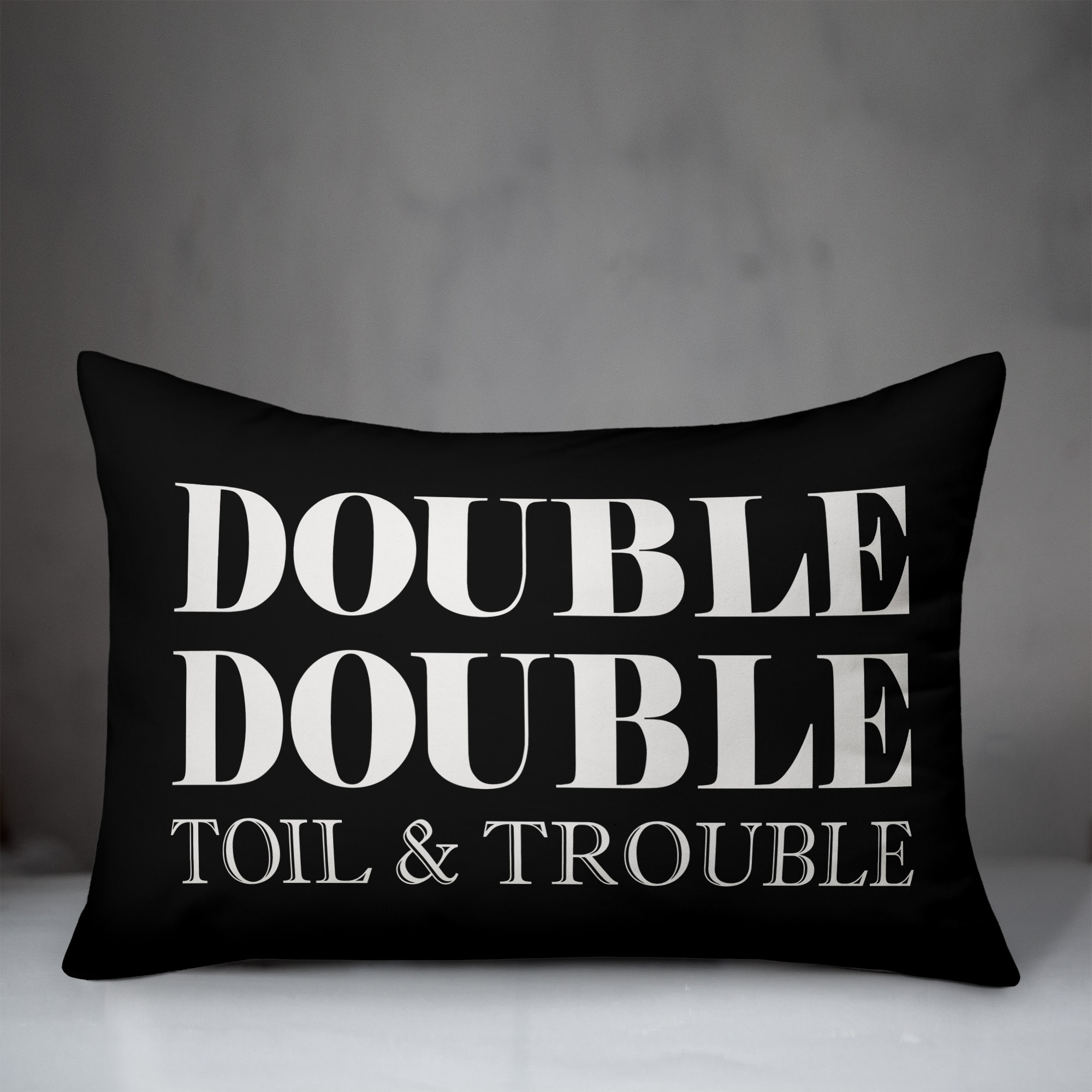 Designs Direct Creative Group Double Double Toil & Trouble Lumbar ...