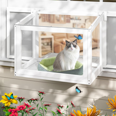 diy cat window box