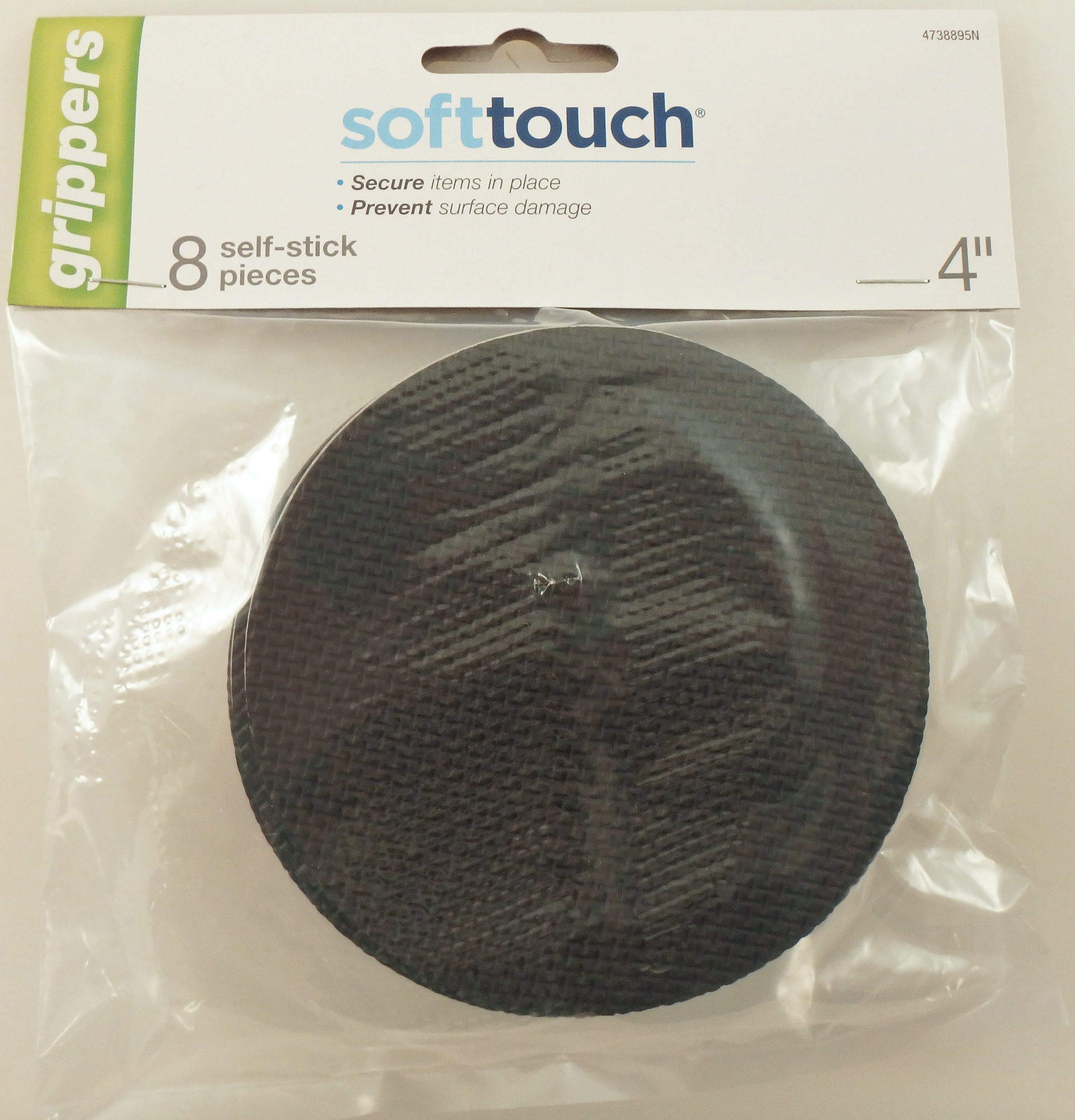 Softtouch 8 Pack Round Self-Stick Gripper Pads & Reviews | Wayfair