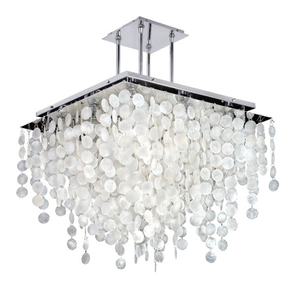 Everly Quinn Cohen-Arazi 9 - Light Unique / Statement Square ...