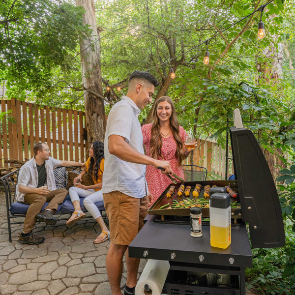 Blackstone Patio Series 3-Burner 28" XL Propane Griddle with Cabinet ...