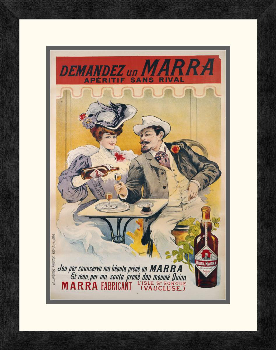 Global Gallery 'Demandez Un Marra' by Francisco Tamagno Framed Vintage ...