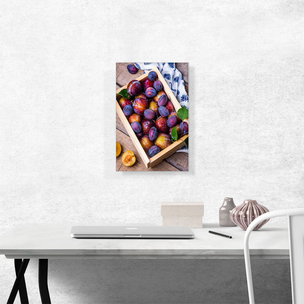ARTCANVAS Plums - Wrapped Canvas Photograph Print | Wayfair