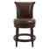 Ophelia & Co. Ted Swivel Upholstered Counter Stool with Solid Wood ...