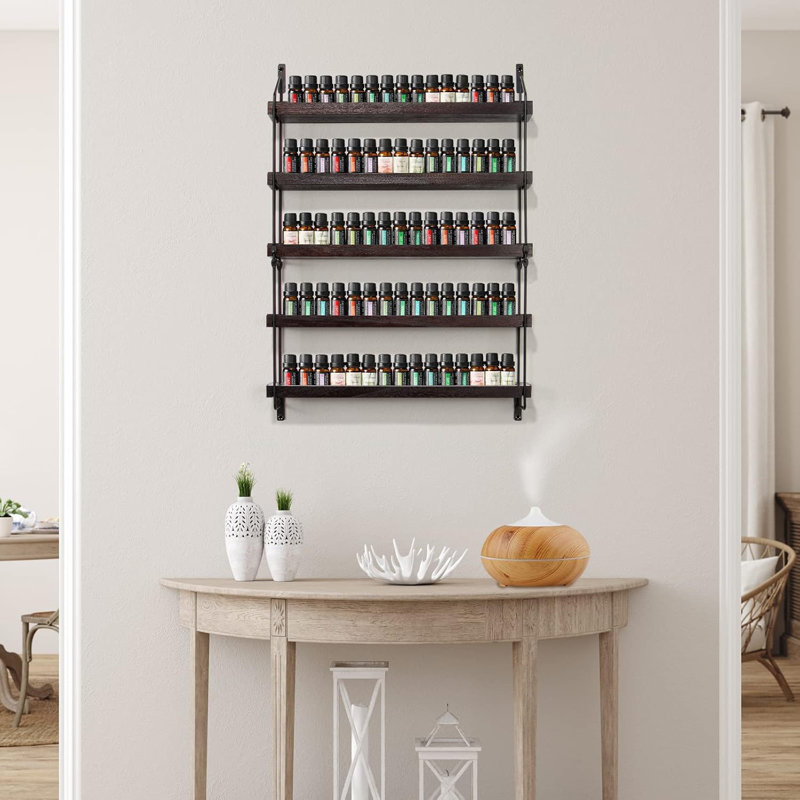 17 Stories Essential Oil Storage Shelf Wall Mounted | Wayfair