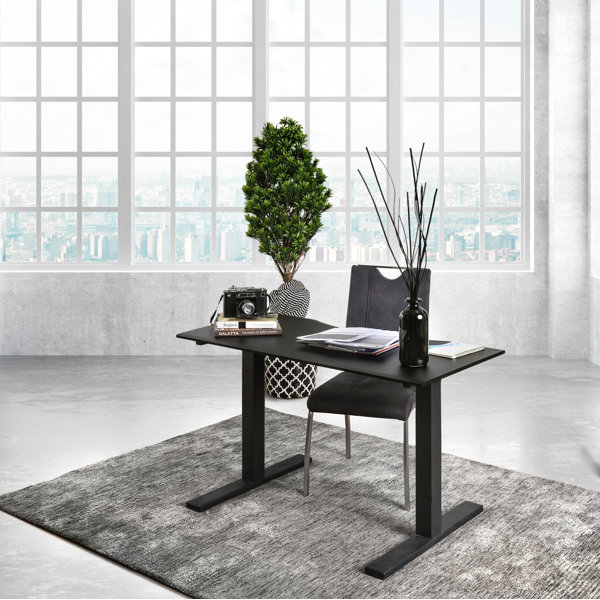 Symple Stuff Adjustable Metal Base Standing Desk | Wayfair