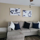 Wade Logan® " Indigo Imprint I " 2 - Pieces & Reviews | Wayfair