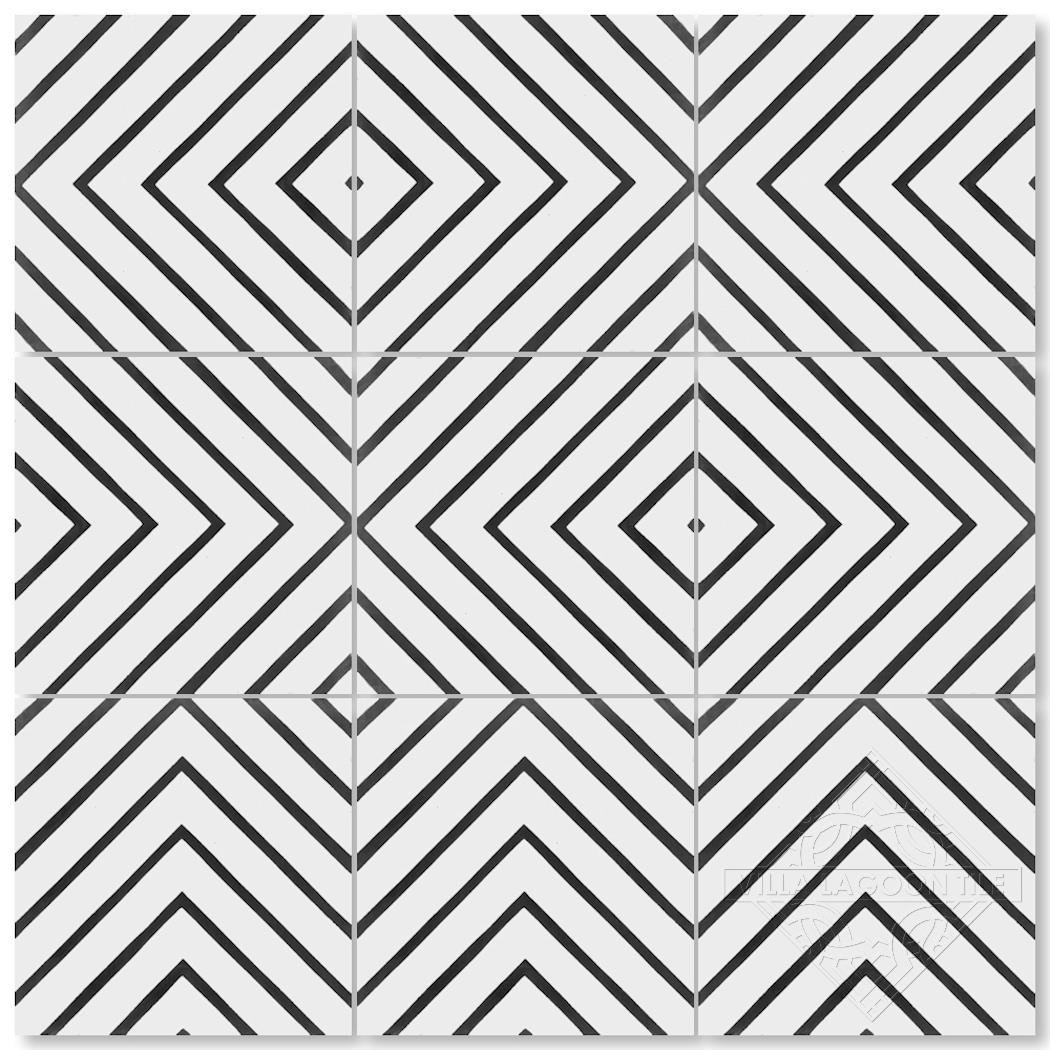 Villa Lagoon Tile Labyrinth A 8" x 8" Cement Wall & Floor Tile ...