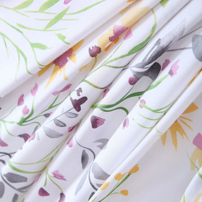 LISSTHER Luxury Pinky Spring Botanical Pattern Shabby Elegance Duvet ...