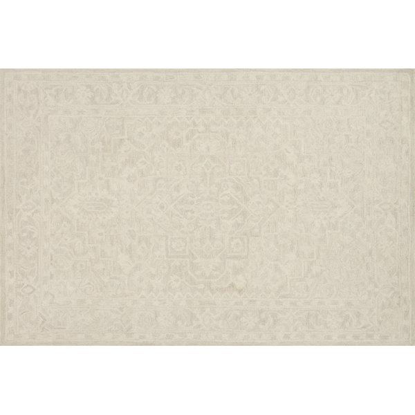 House of Hampton® Darryl Hand Hooked Wool Floral Rug & Reviews | Wayfair