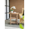 One Allium Way® D23.5 X 25" Round 3-Tiered Side Tabel, Natural End ...