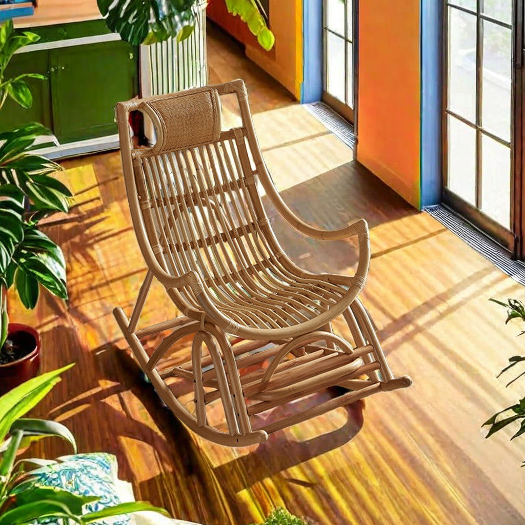 ChairVogue Japanese rocking chair home leisure lazy natural r | Wayfair